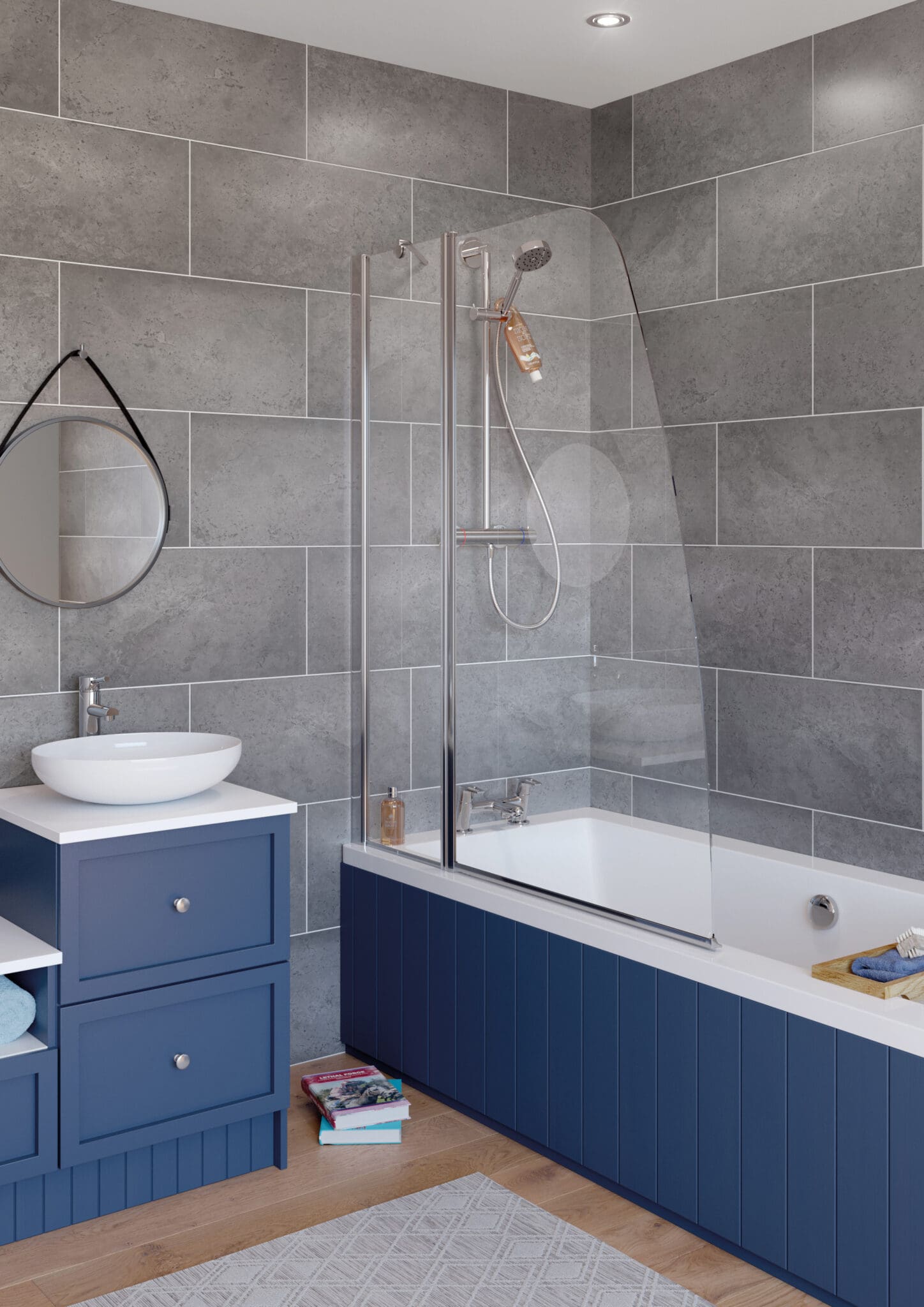 Sculpted Bath Screen - Bath Screen | Lakes